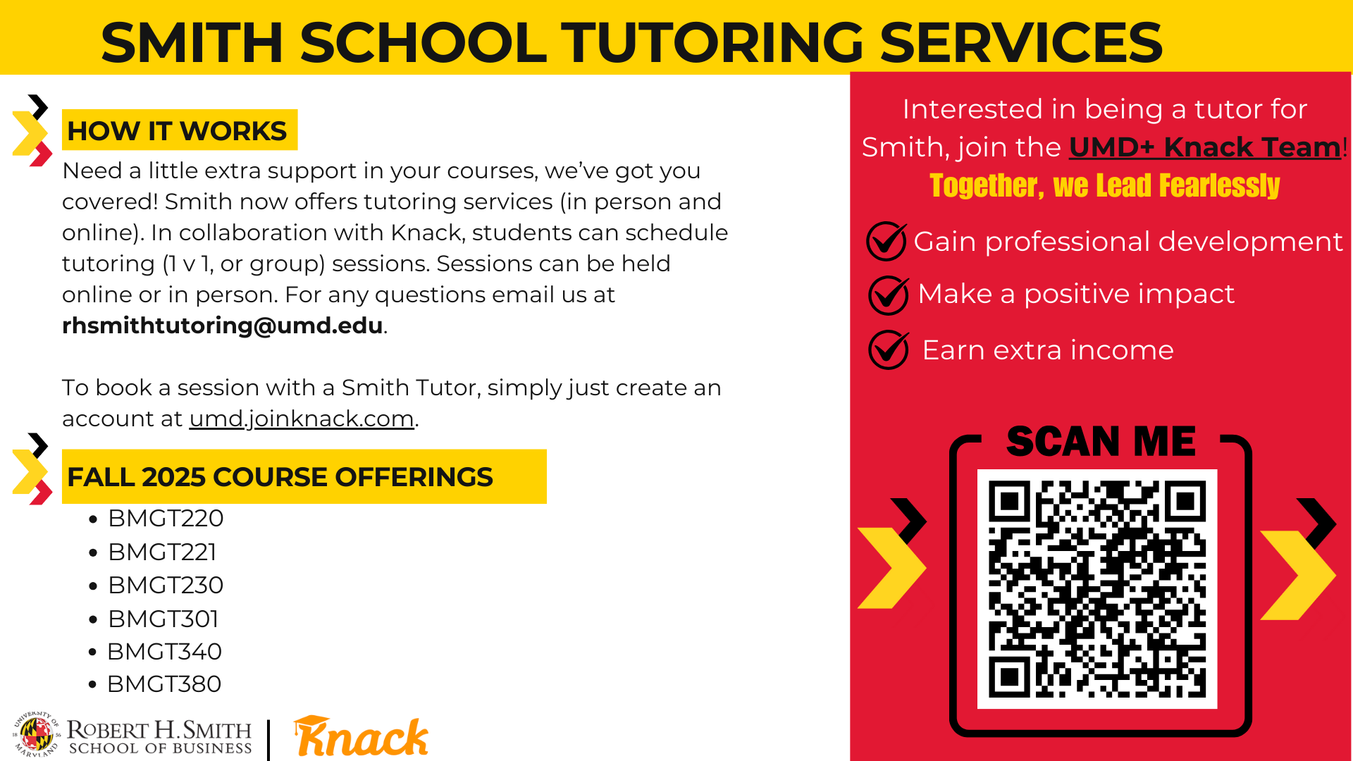Smith School of Business | UMD Tutoring